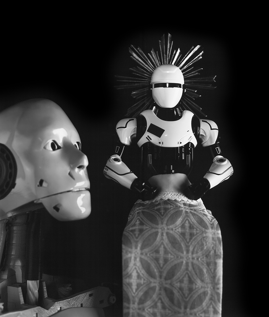 AI-Robot - Religion (digital print of the analog version) - Josef ...